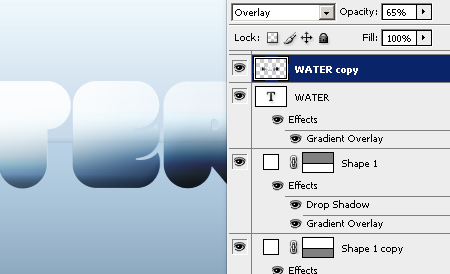 How to Create Cool Water Effect Typography