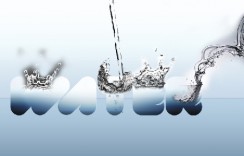 How to Create Cool Water Effect Typography