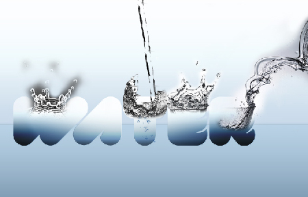 How to Create Cool Water Effect Typography