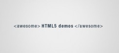 5 awesome HTML5 demos