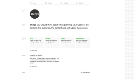 Minimalism in web design: 15 awesome examples