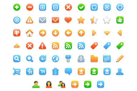 35 High Quality Fresh, Free Icon Sets
