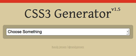 CSS3 demos and tools