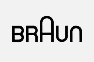 The evolution of the Braun logo