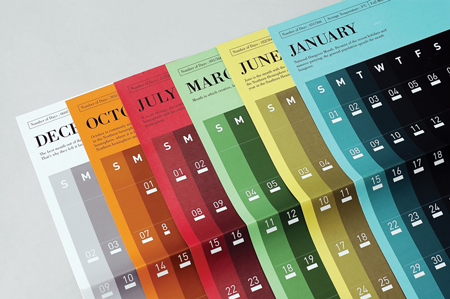 Calendar design by Tim Wan