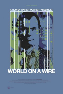 World on a wire poster design process