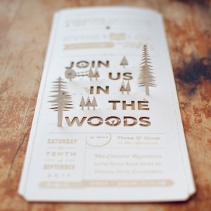 Punched Wedding Invitations
