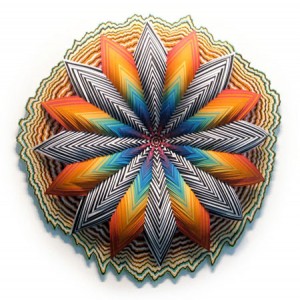 Psychedelic Three-Dimensional Paper Sculptures