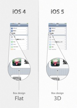 Details make a difference: changes in iOS5