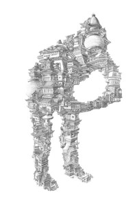 Architectural people by Sean Edwards