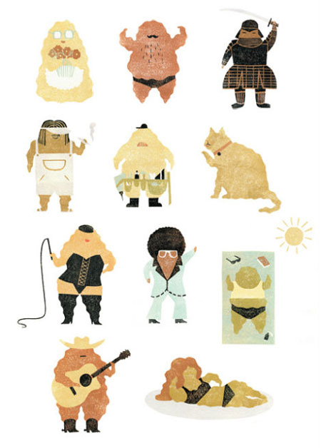 Illustrations By Jing Wei