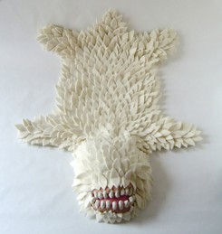 Monster skin rug
