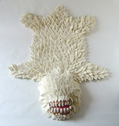 Monster skin rug