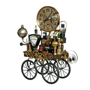 The whimsical clocks of Roger Wood