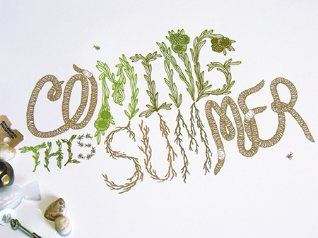 Pen lettering by Sasha Prood
