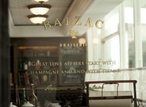 Branding for Balzac Brasserie