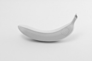 Branded objects in white