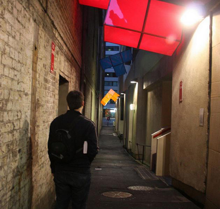 Tetris blocks by Gaffa gallery in Sydney