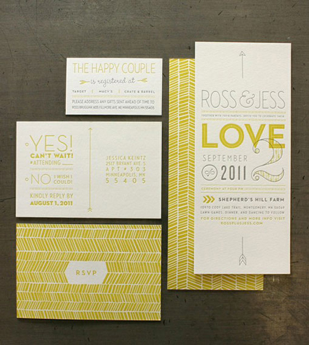 Invitation design inspiration