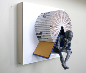 Book sculptures by Daniel Lai