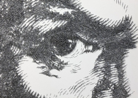 Incredible staple art
