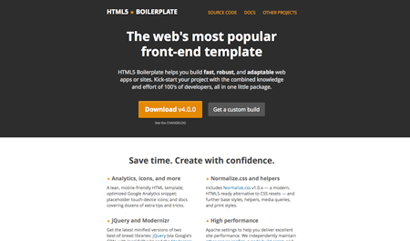 HTML5 Boilerplate launches its version 4