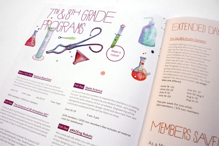 Science Camp brochure by Vanessa Lam