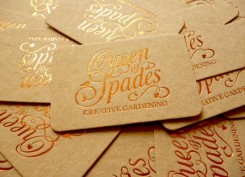 20 elegant business cards with calligraphy