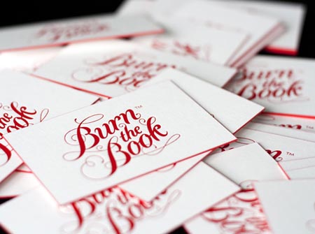 20 elegant business cards with calligraphy