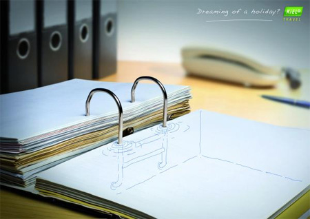 A collection of smart, creative print ads
