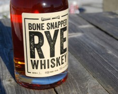 Bone Snapper Rye Whiskey label design