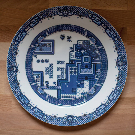 Game boy themed plates by Olly Moss