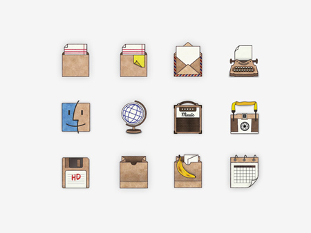 Handmade Mac icons