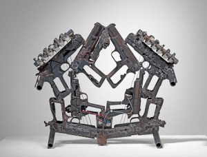 Weapon instruments by Pedro Reyes