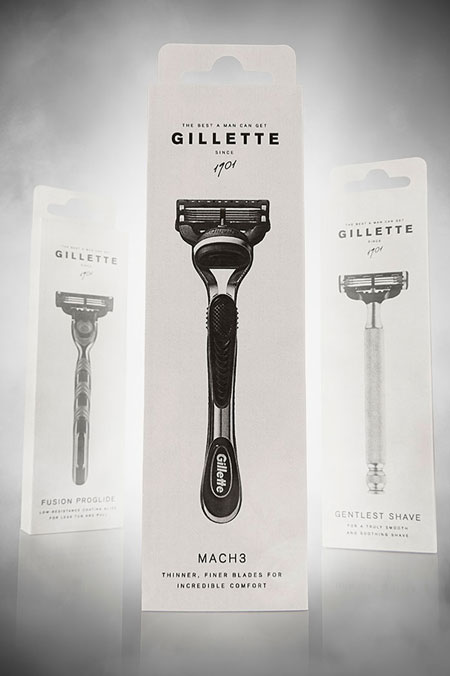 Gillette packaging concept