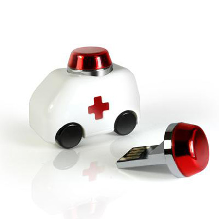 Ambulance or a police car USB flash drives