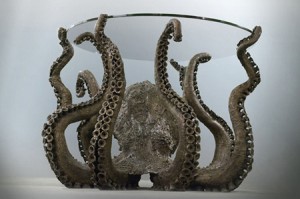 Amazing Metal Octopus Table