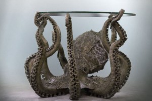 Amazing Metal Octopus Table