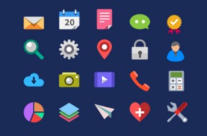 11 awesome flat icons sets