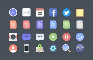 11 awesome flat icons sets