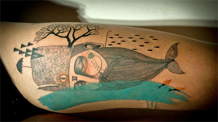Stunning Tattoos by Art Collaborators ‘Expanded Eye’