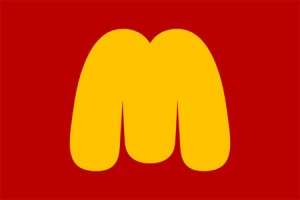 Satirical logos by Maentis