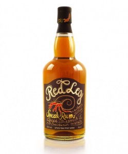 Red Leg rhum packaging