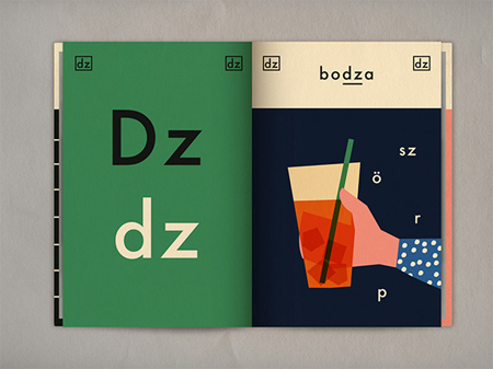 The Hungarian alphabet illustrated