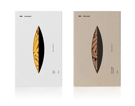Minimalist package designs