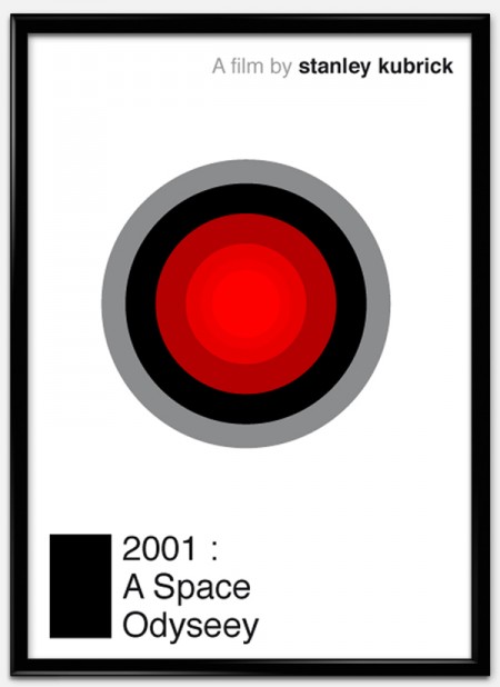 Famous film posters designed with Swiss style