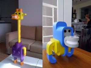 Minimalist modular toys