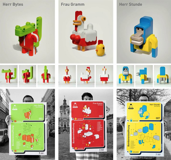 Minimalist modular toys