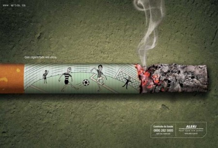 The best anti-smoking print ads