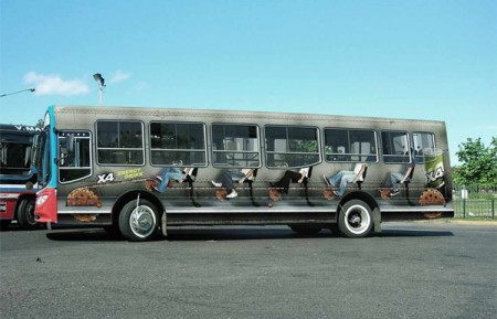 Bus advertising as you've never seen it